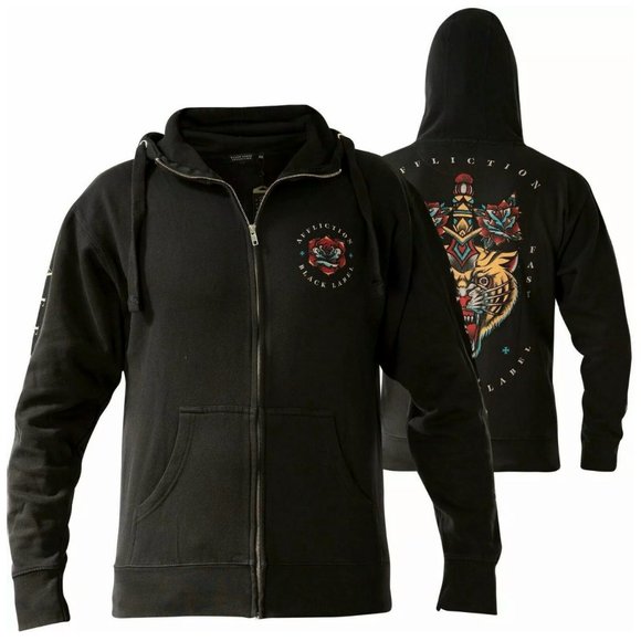 Affliction | Sweaters | Affliction Mens Zip Up Hoodie Sweat Shirt ...